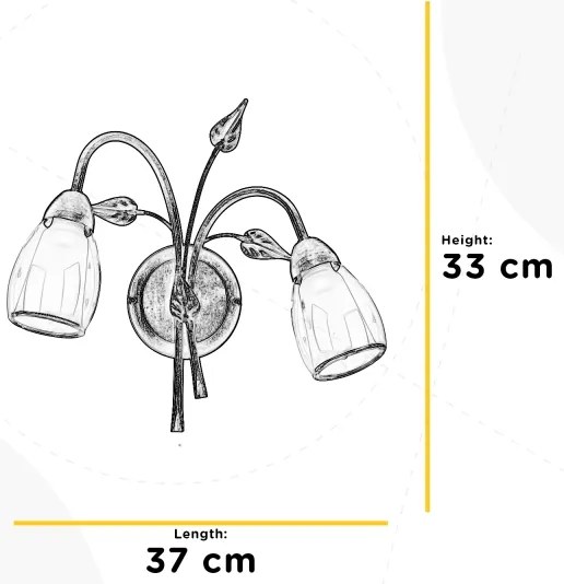 ONLI - Nástěnné svítidlo LILIANA 2xE14/6W/230V