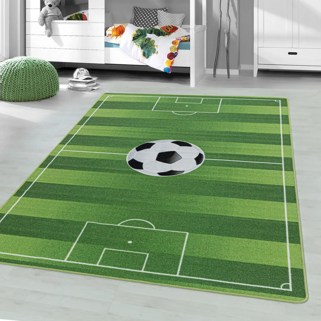Ayyildiz, Dětský kusový koberec Play 2911 green, 140x200, zelená, dětský pokoj