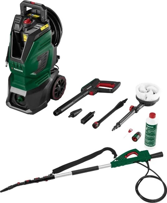 Parkside® Sada vysokotlakého čističe PHD 170 E3 s teleskopickou tryskou PTL 4 C5