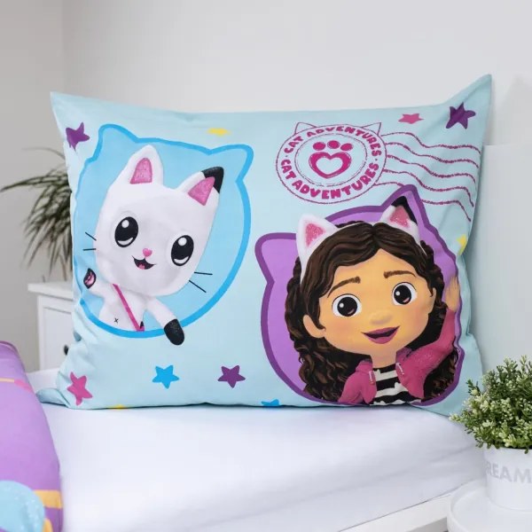 Jerry Fabrics Povlečení Gábinin kouzelný domek Balloon 140x200, 70x90 cm