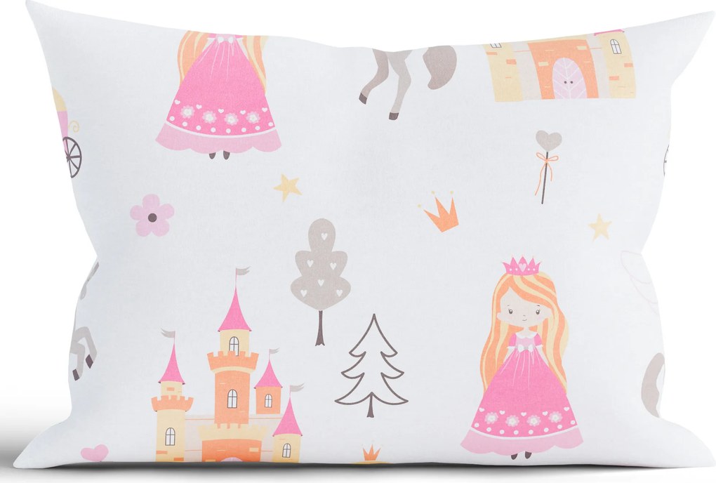 MK Lůžkoviny Bavlněný povlak na polštář Renforcé 40 x 60 cm - Kouzelné království
