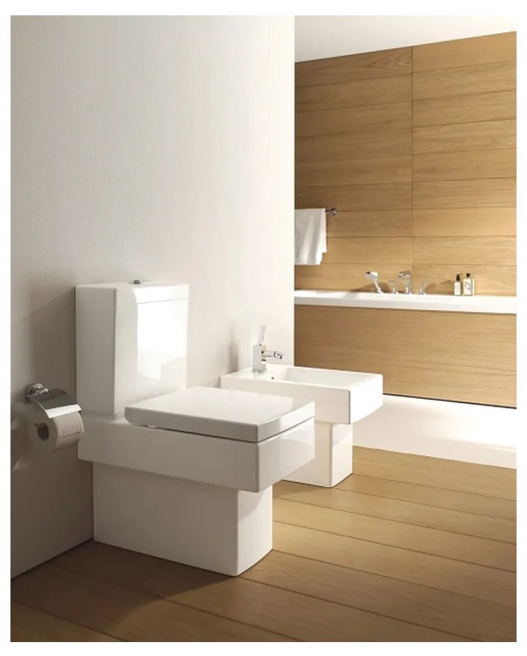 Duravit Vero - stojící bidet, 1 otvor pro baterii propíchnutý, 37x57 cm, bílý 2240100000