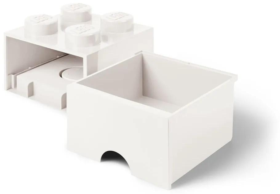 Bílý úložný box čtverec LEGO®