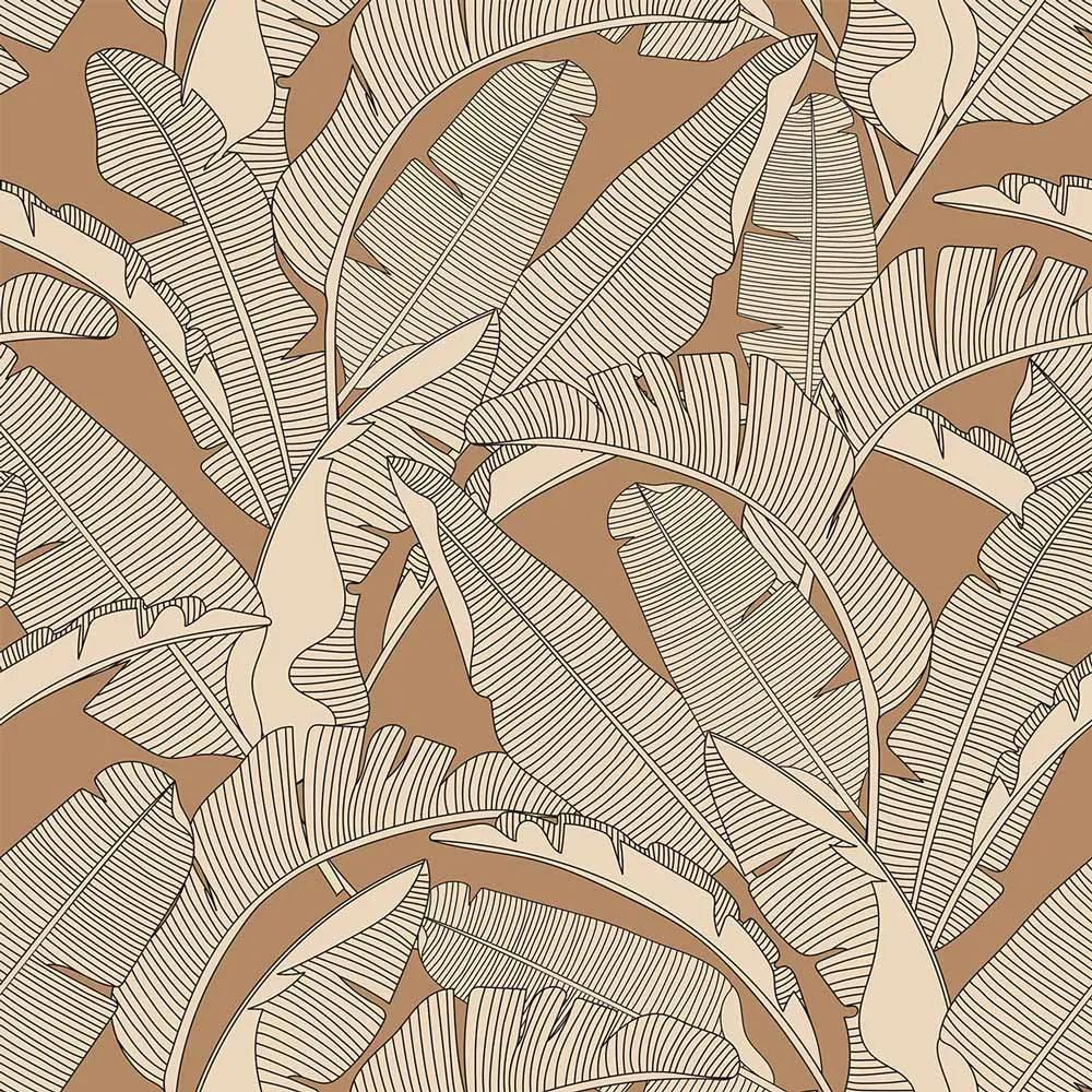 Tapeta velké palmové listy 280×100 cm
