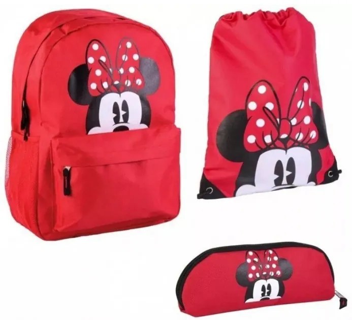 SET batoh, vak a penál Minnie Mouse