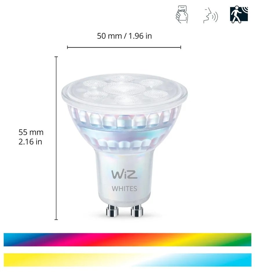 LED smart žárovka GU10, 5 W – WiZ