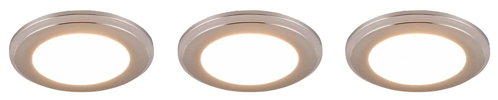 LED downlight Argus RGBW remote 3ks chrom