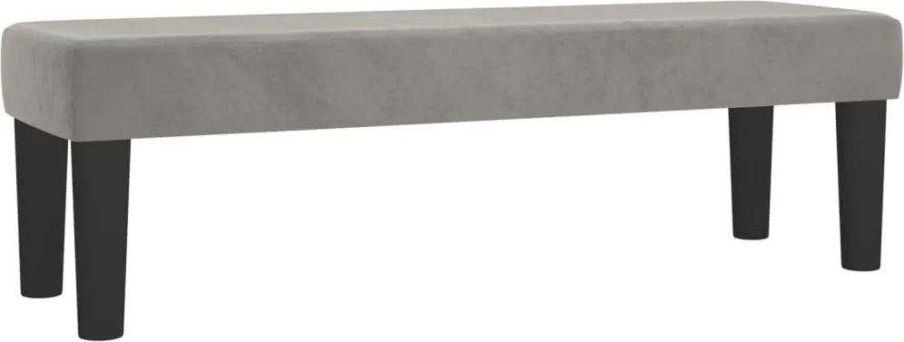 Box spring postel s matrací světle šedá 140x200 cm samet 3137905