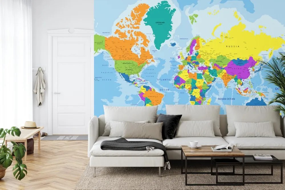 Fototapeta Mapa Světa Strukturální vinyl 135x90