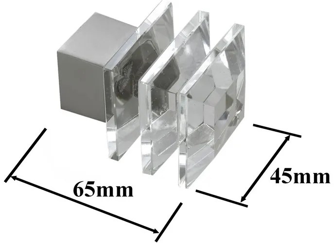 GARNÝŽE-HEBR Garnýž Crystal matná stříbrná jednoduchá 400 cm