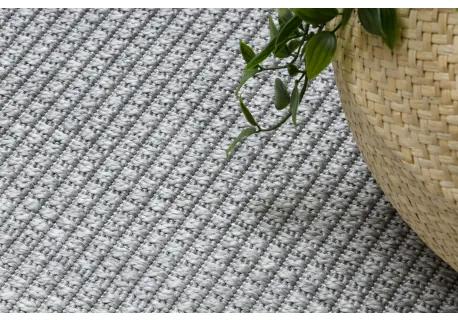 koberec TIMO 5979 SISAL venkovní rám světle šedá velikost 180x270 cm | krásné koberce cz