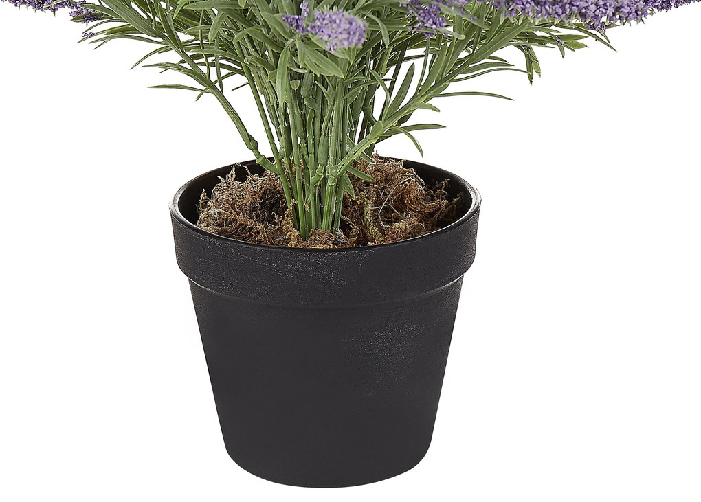 Umělá rostlina v květináči 42 cm LAVENDER PLANT Beliani