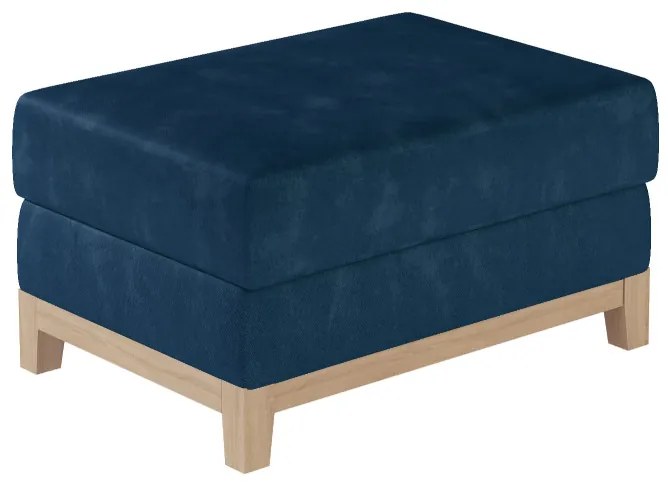 Selene Pouf Beech Kronos 09 modrá