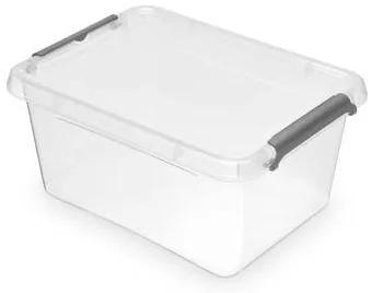 Plastový úložný box Klipbox s objemem 1,6l