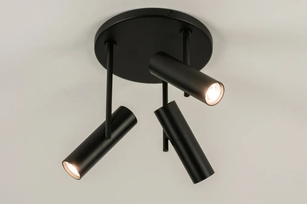 Stropní bodové svítidlo Victory Black 3