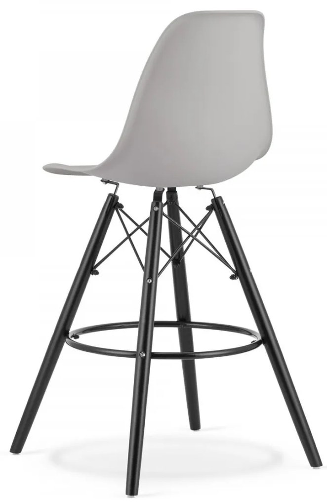 LAMAL Pub skandinávská barová židle - šedá