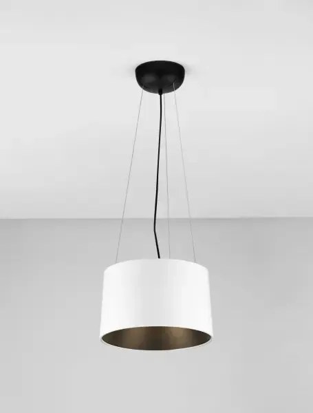 LED bílo-černé designové svítidlo Atil