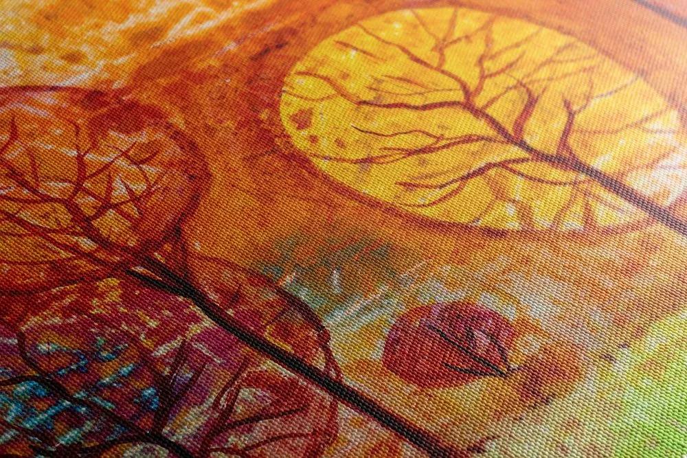 Obraz stromy v barvách podzimu Varianta: 60x40