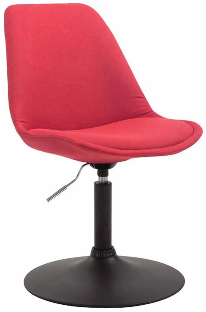 Židle Maverick B ~ látka, podnož kov černá matná Barva  Červená