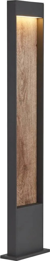 LA 1002959 FLATT POLE 100 Outdoor, stojací LED svítidlo, 3000K, IP65, antracitové/hnědé - BIG WHITE (SLV)