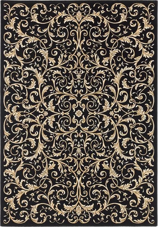 Kusový koberec Ragolle Da Vinci 57389 3233 černý Rozměr: 200x290 cm