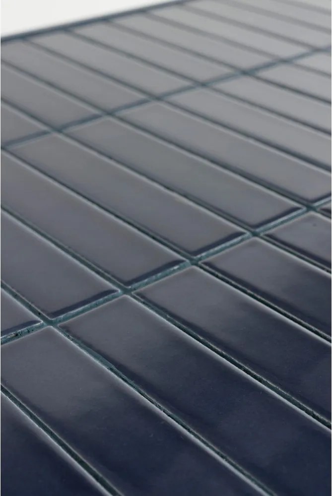 Modrý keramický konferenční stolek 47x80 cm Tiles – Zuiver