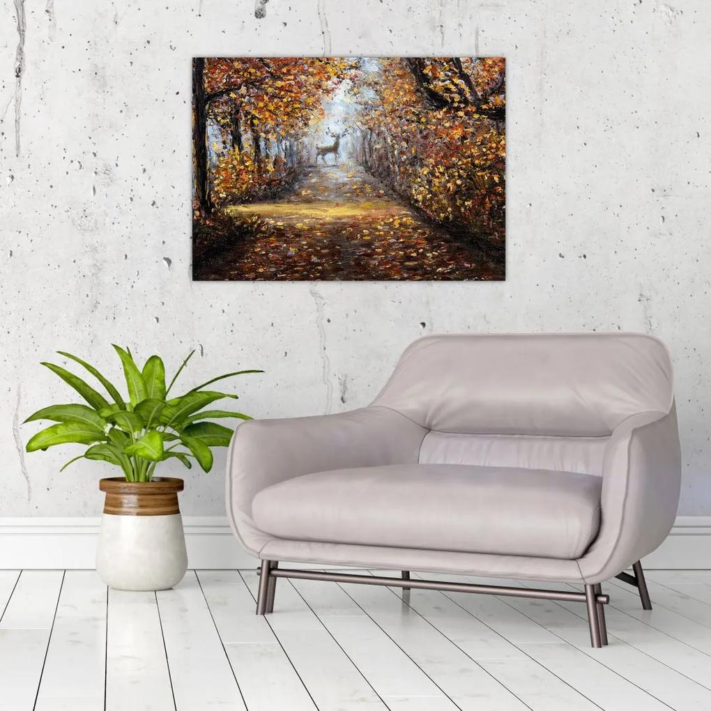 Skleněný obraz - Duch lesa (70x50 cm)