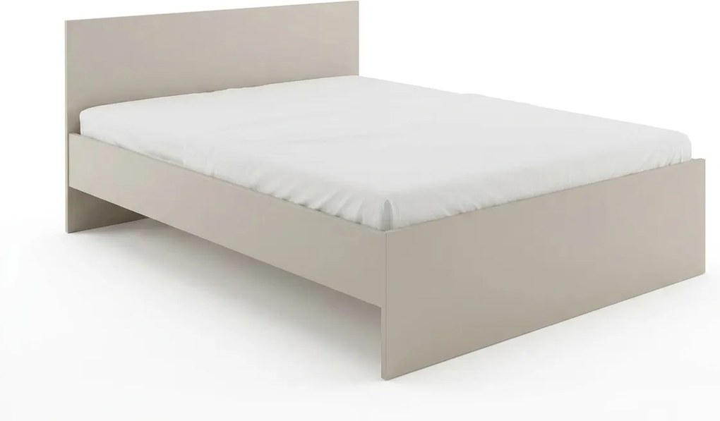 Postel ELISA 160 x 200 cm, kašmírově béžová Rošt: Bez roštu, Matrace: Bez matrace