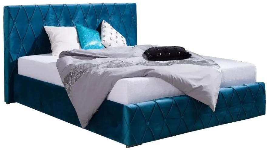 Čalouněná postel LIBERTY 200x200 cm Terra 2