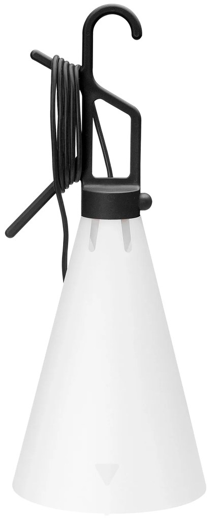 Flos F3780030 Mayday, černé přenosné svítidlo, 1x60W E27, výška 53cm