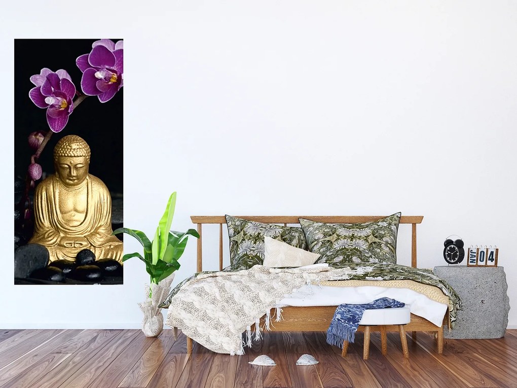 Vliesová fototapeta na zed' Klidný Buddha | 202 x 90 cm | DFTNV2805