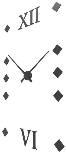 Designové hodiny 10-322 CalleaDesign (více barev) Barva černá klasik-5 - RAL9017