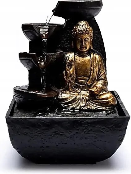Stolová fontána Buddha Compassion 13,3 × 13,3 × 17,3 cm