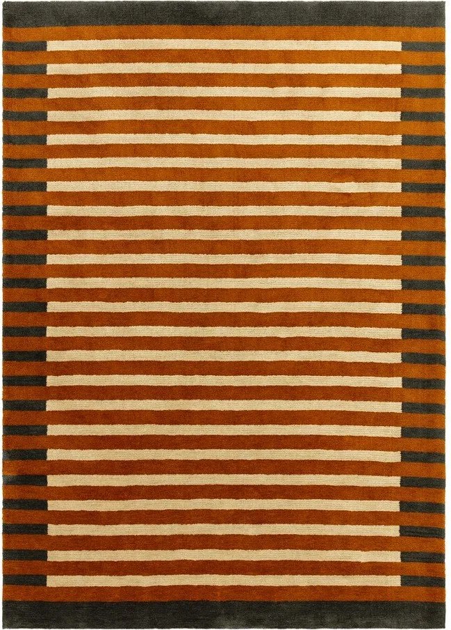 Oranžový koberec z recyklovaných vláken 120x170 cm Lois – MADE