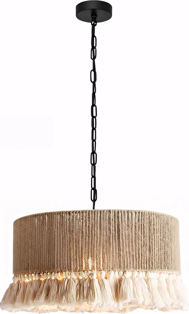 Toolight Toolight, stropní svítidlo 40cm, 1xE27, APP1735-1CP, černá-hnědá, OSW-05121