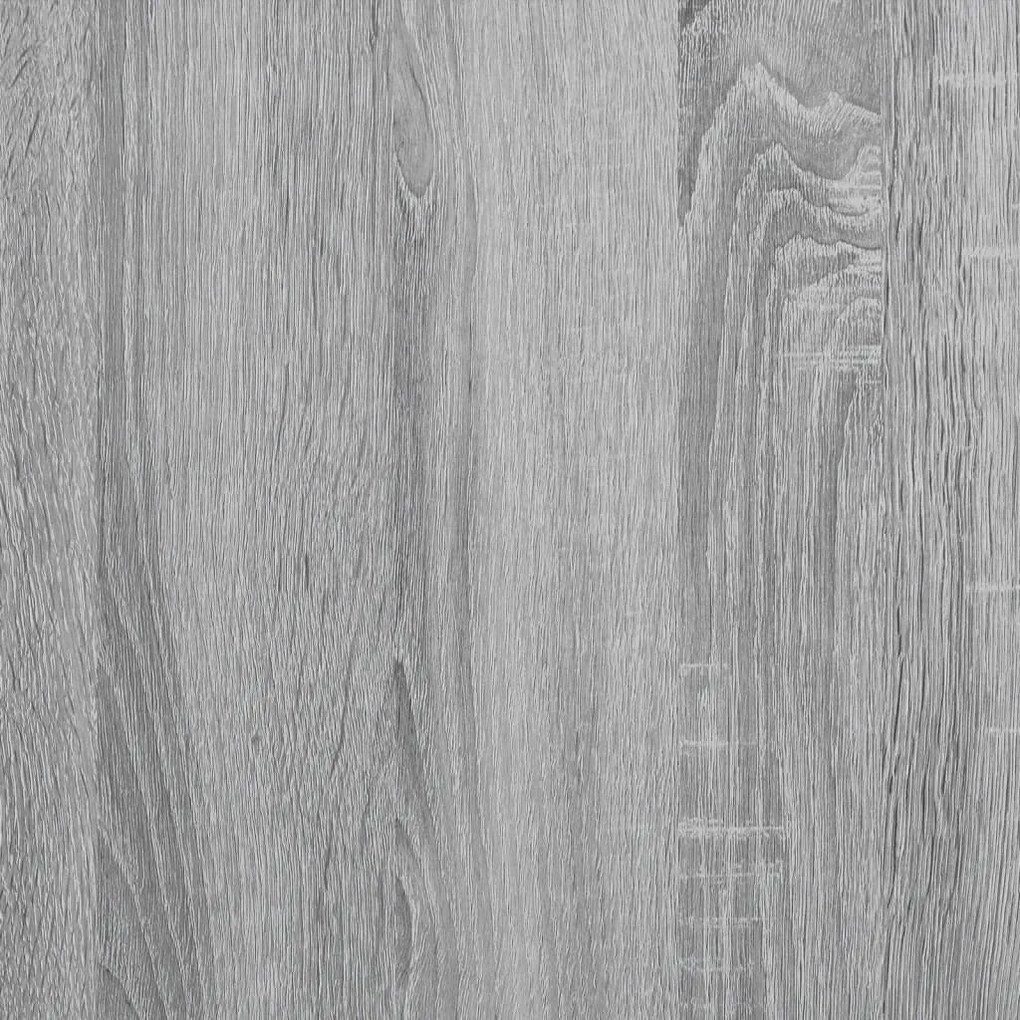 Botník šedý sonoma 80 x 21 x 125,5 cm kompozitní dřevo - Default Title