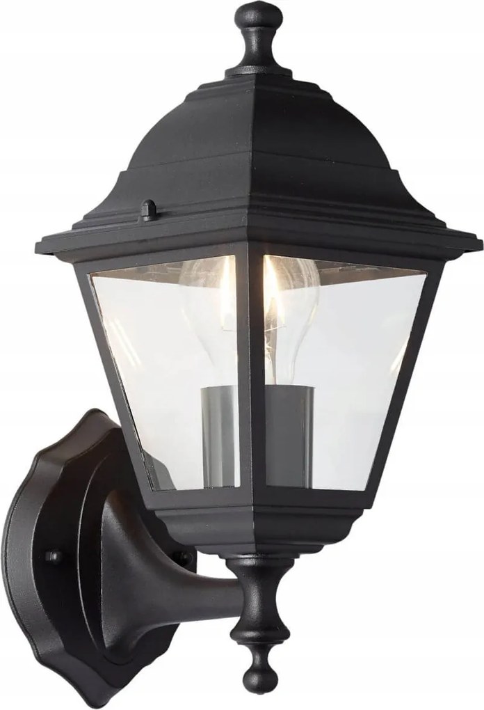 Fasádní kovová lampa Nissie 90991A06 Brilliant lucerna černá