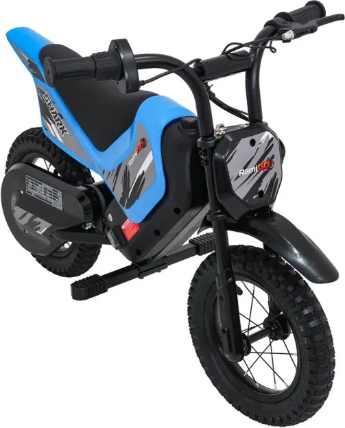 Elektrická motorka SHARK modrá