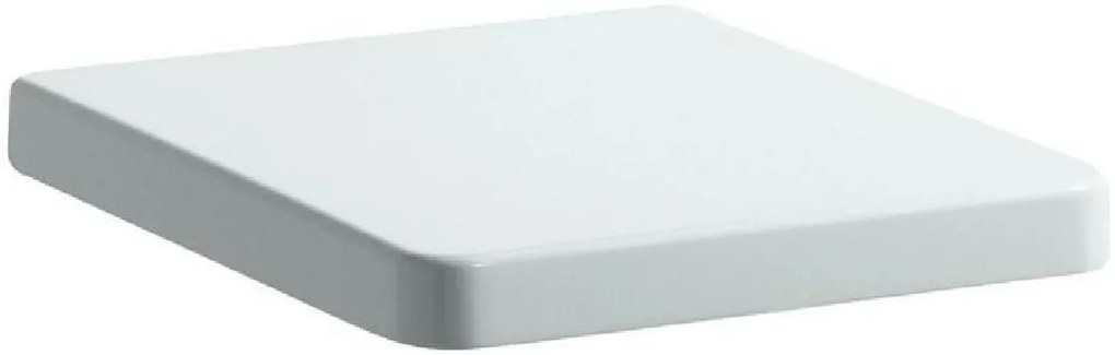 Laufen Living City - Sedátko s poklopem, 468 x 368 mm, se zpomalovacím mechanismem, antibakteriální úprava, bílá H8924343000001