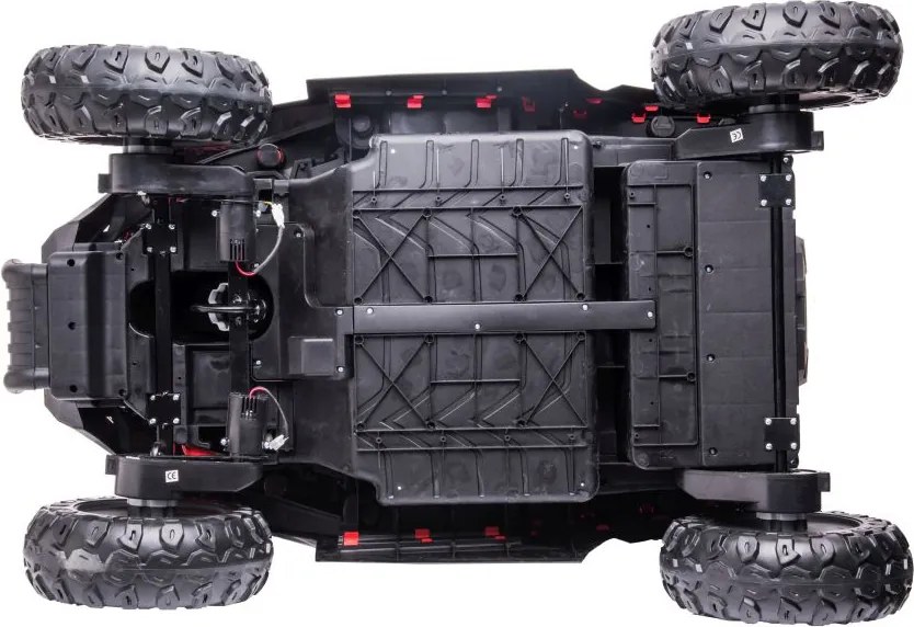 LEAN CARS Elektrické auto na baterie YSA036 červené 4x4
