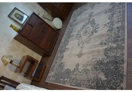 koberec VINTAGE Růžice 22206/085 šedá velikost 160x230 cm | krásné koberce cz