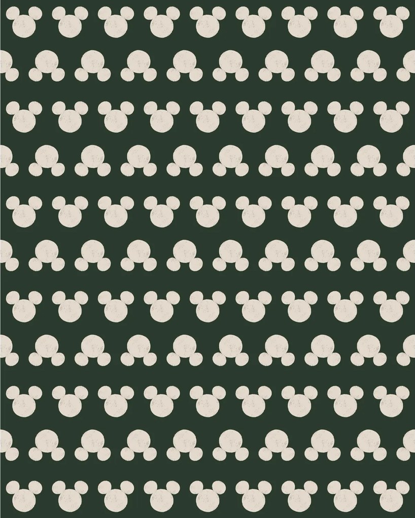 Komar Vliesová fototapeta Disney Mickey Mouse Green Heads 200 x 250 cm