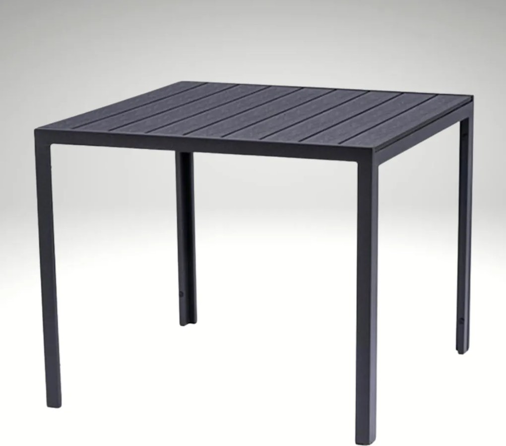 Vikio Zahradní jídelní stůl 90x90cm DT165 antracit