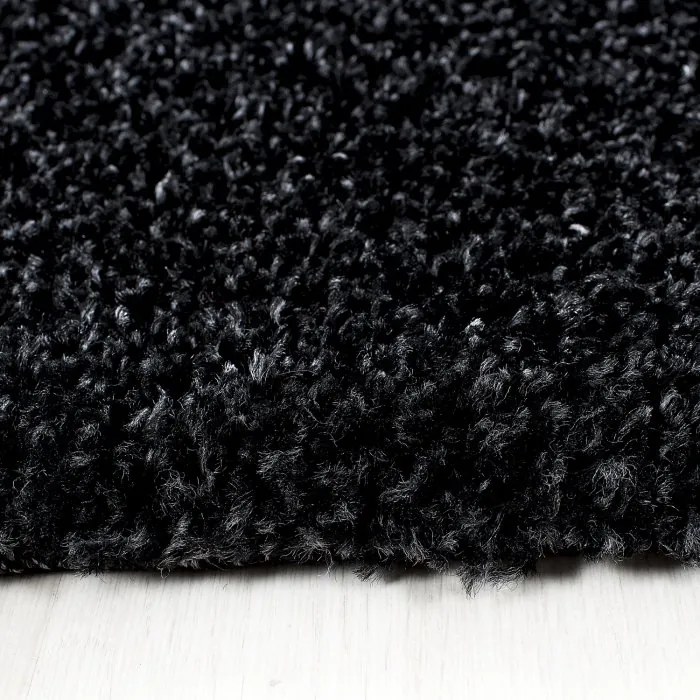 Ayyildiz Chlupatý kusový koberec Life Shaggy 1503 černý Typ: 200x290 cm