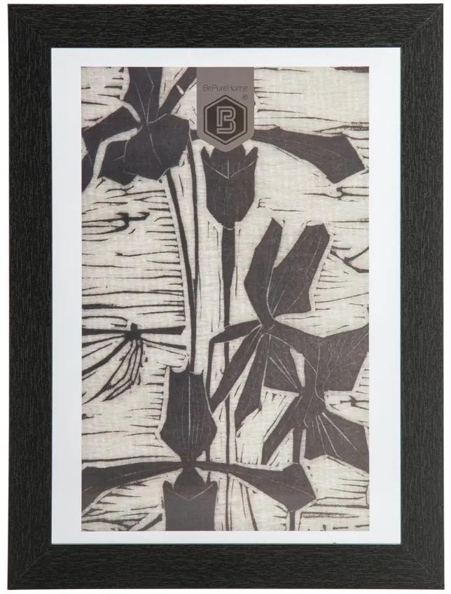 OnaDnes -20% Hoorns Černý dřevěný fotorámeček Shed 40 x 30 cm