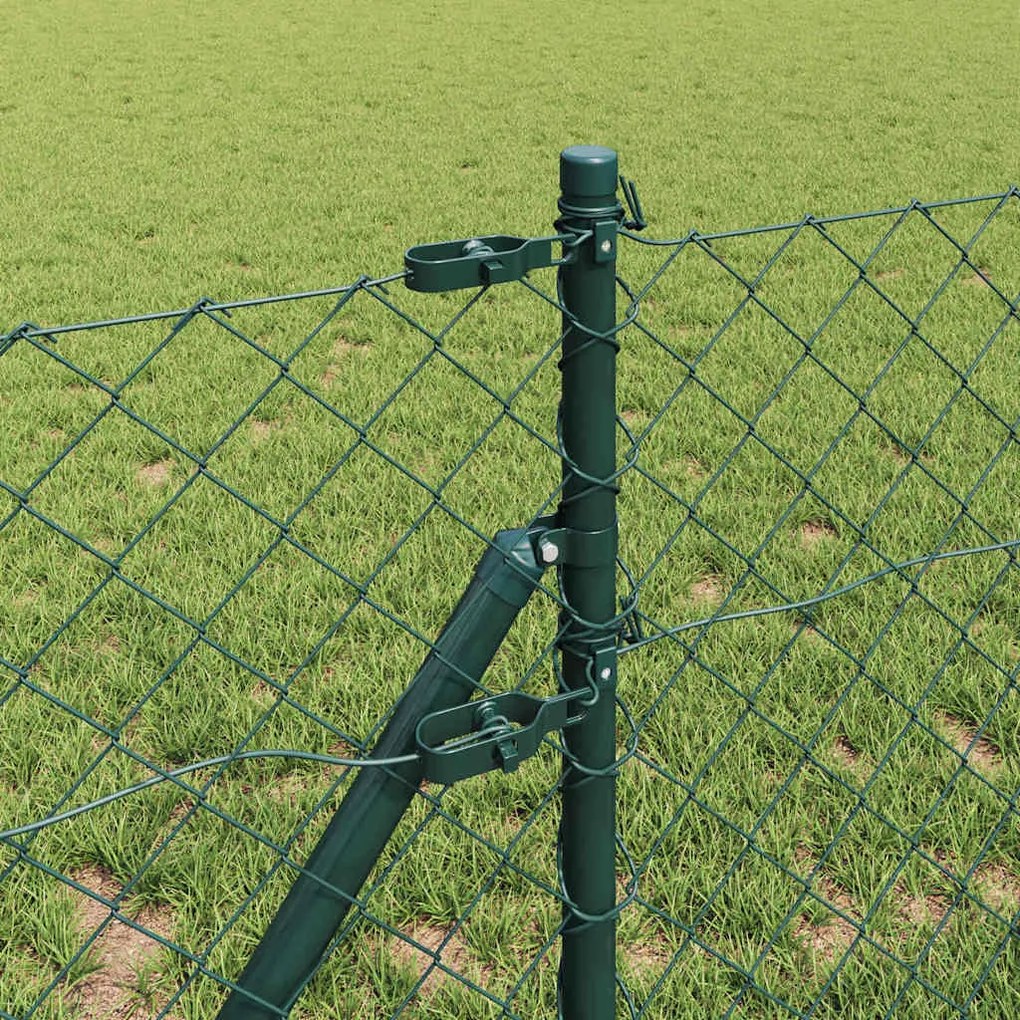 Oplocení na řetězcích se upevňuje na zem 10 x 0,8 m Zelená 3351076
