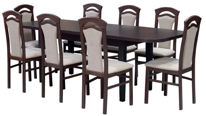 Stima Stůl MAXI FORTE 160x85 cm + 2x35 cm rustikál