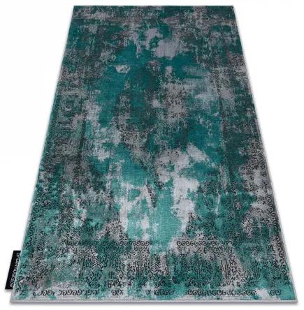 Moderní koberec DE LUXE 6754 Abstrakce Strukturální, zelená / šedá velikost 160x220 cm | krásné koberce cz