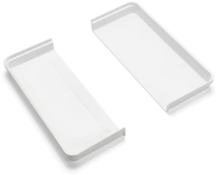 Šedo-bílý plastový příborník do zásuvky 58,5 x 41,5 cm – Addis