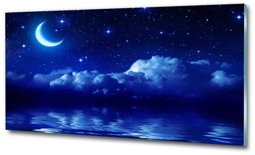 Wallmuralia Moderní skleněný obraz z fotografie Noční nebe 100x50
